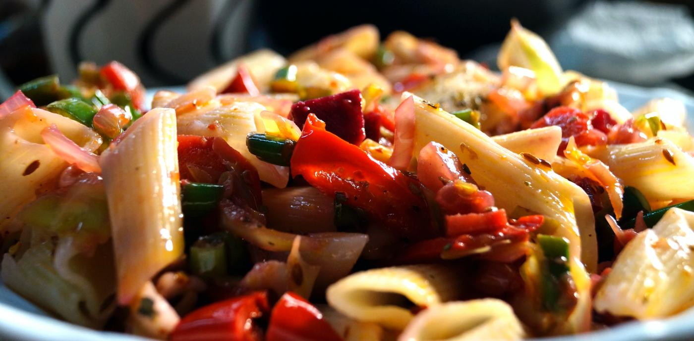 Mediterranean Pasta Salad - OLDWAYS - Cultural Food Traditions OLDWAYS ...