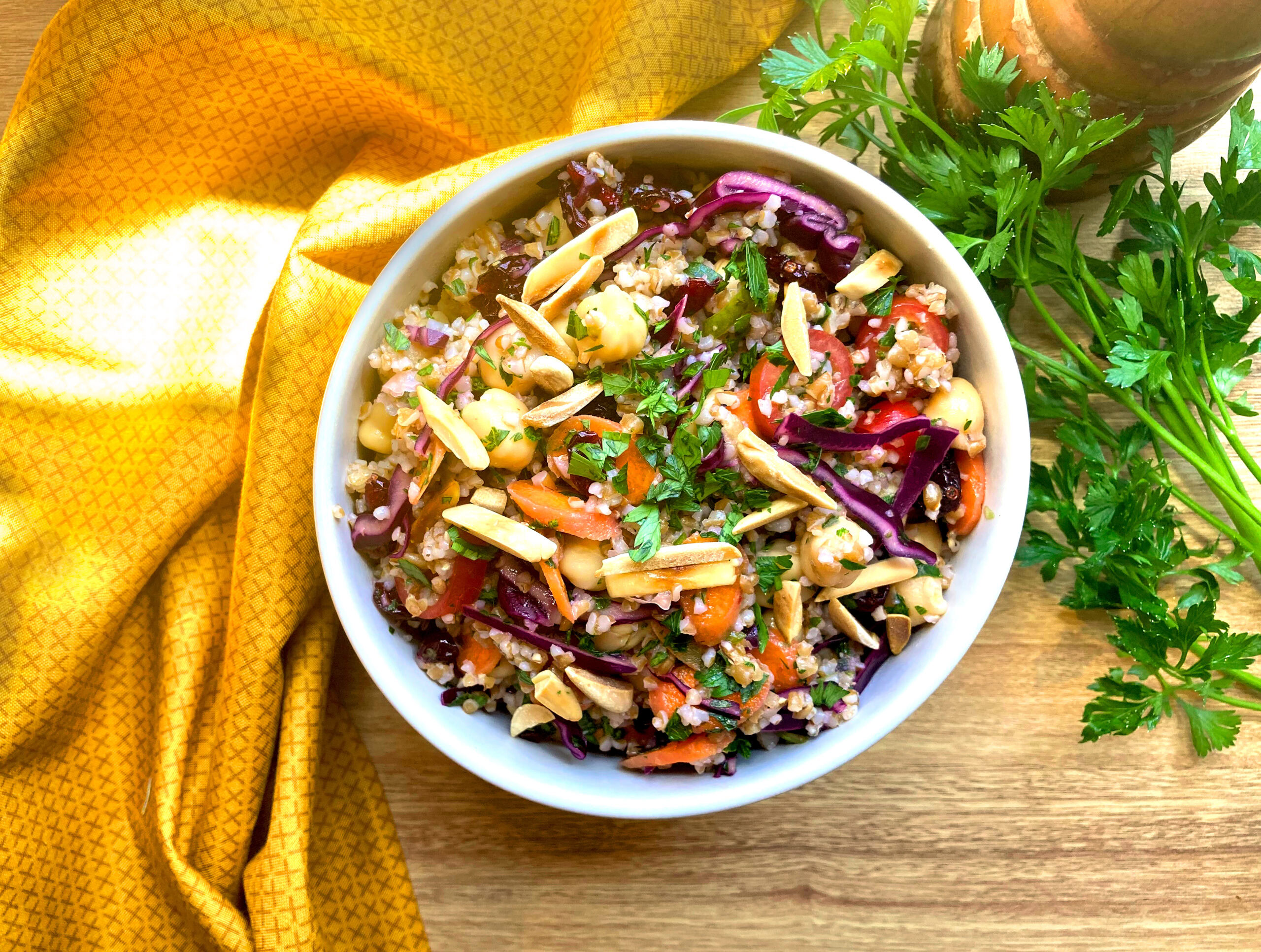 Moroccan Bulgur and Chickpea Salad - OLDWAYS - Cultural Food Traditions ...
