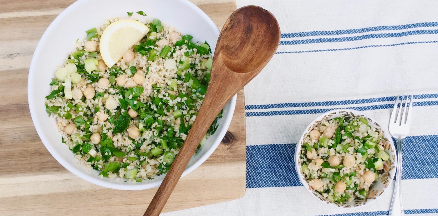 Bulgur Salad with Chickpeas and Herbs - OLDWAYS - Cultural Food ...