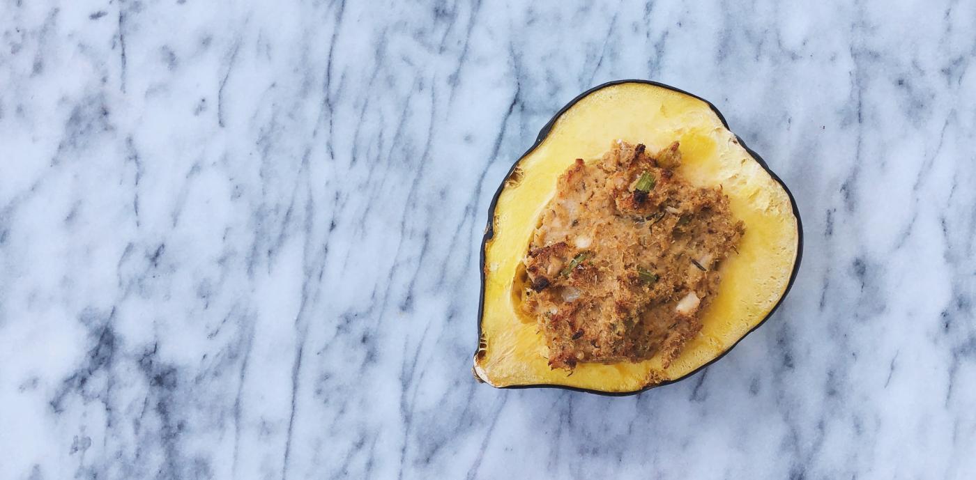 Salmon Stuffed Acorn Squash - OLDWAYS - Cultural Food Traditions ...