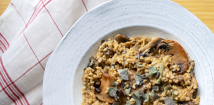 Steel Cut Oat Risotto with Mushrooms - OLDWAYS - Cultural Food ...