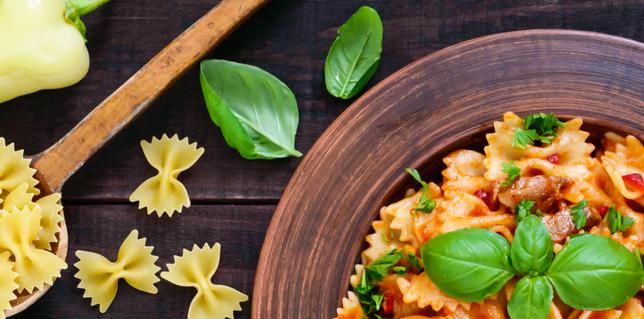 Bowtie Pasta Salad with Basil Ribbons - OLDWAYS - Cultural Food ...