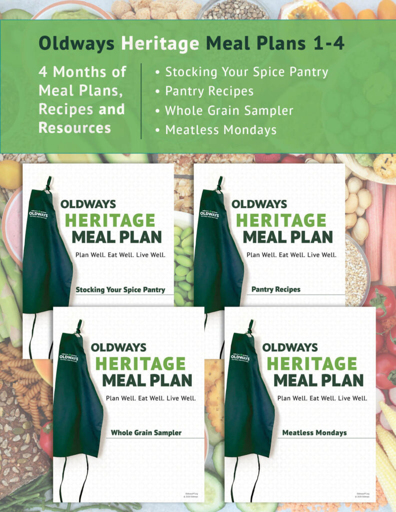 Oldways Heritage Meal Plans 1-4 - OLDWAYS - Cultural Food Traditions ...